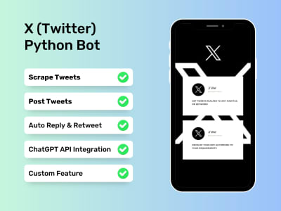 X (twitter) bot using tweepy python API | Upwork
