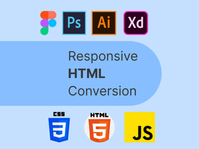 Responsive HTML Conversion from Figma | PSD to HTML | Upwork