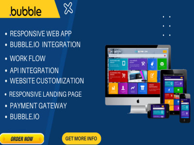 Develop Bubble io responsive website , mobile app, bubble webapp | Upwork