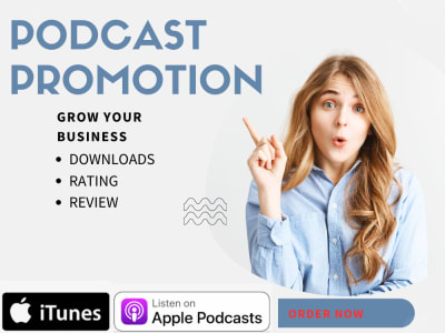 Promotion of your podcast and spotify | Upwork