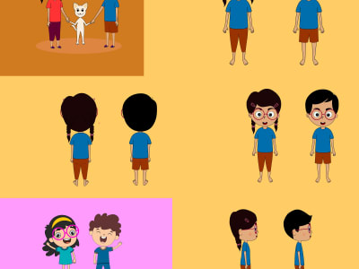 2d Cartoon Character Turnaround Animation | Upwork