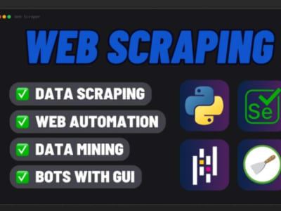 Web Scraping, Data Extraction, DataMining & Web Automation Service | Upwork
