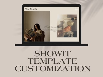 A Showit Template Customization for Your Vision | Upwork