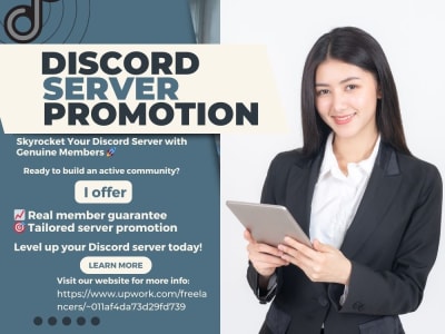 Discord Server Promotion and Advertisement which Guarantees Real ...