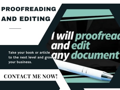Professional and error- free proofreading or editing for your document | Upwork