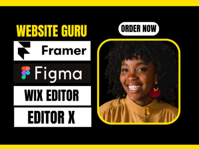 Your website on framer figma framer motion website wix editor x | Upwork