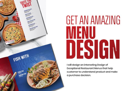 The brand with beautiful and professional Menu Design services | Upwork