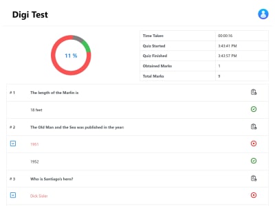 A digital testing system | Upwork