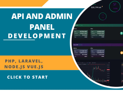 APIs with Admin Panel Dashboard | Upwork