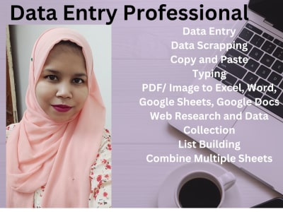 Data Entry, PDF Conversion, Web Research, Data Mining, Typing, Copy Paste | Upwork