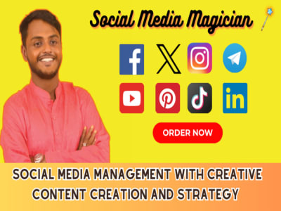 Expert Social Media Management with Creative Content Creation | Upwork