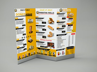 Attractive and eye catchy FOOD MENU DESIGNS | Upwork