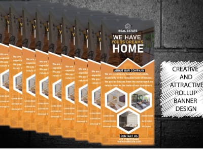 Professional and business roll up banner | Upwork