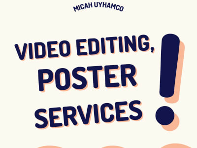 Video editing and poster editing services | Upwork
