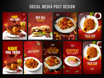 Creative Social Media Post Designs for Your Food/Dishes or Your ...