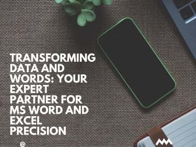 Expert input data in MS Word and MS Excel. | Upwork