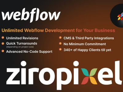 Fully responsive webflow website with CMS | Upwork