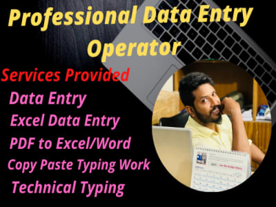 I am a professional Data Entry Expert and Digital Marketer. | Upwork