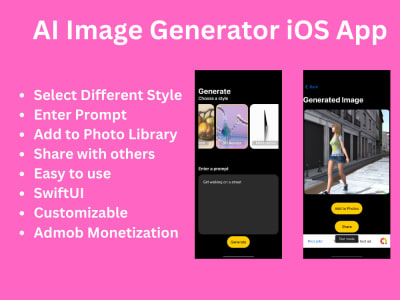 AI Image Genrator iOS App | Upwork