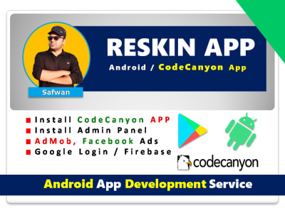 App reskin, codecanyon android app script reskin | Upwork