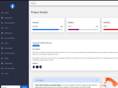A responsive Front-End for your website | Upwork