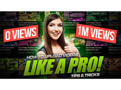 A fantastic thumbnail with a high chance of ctr | Upwork
