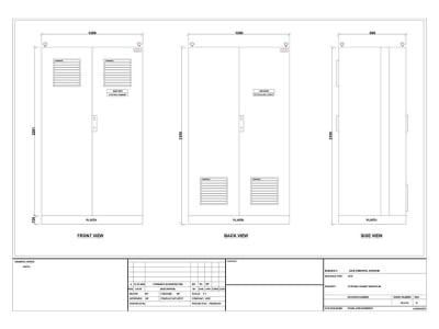 G.A Drawing and Schematic Diagram for the Electrical Control Wiring ...