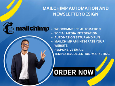 Mailchmp email template, Mailchimp automation Drip, Mailchimp landing ...