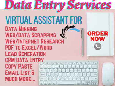 Impressive data entry, data mining, web research and copy paste | Upwork