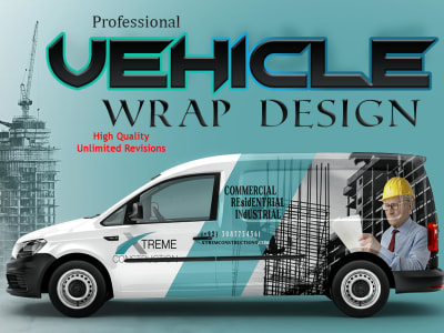 Create unique vehicle wrap design, car, van wrap in 10 hours | Upwork