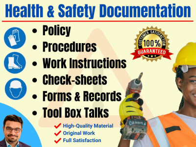 Customized Occupational Safety & Health (OSH) related documents | Upwork