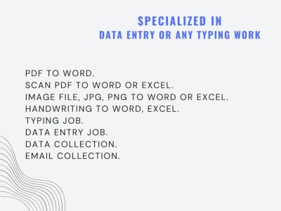 Virtual assistant,data entry, data collection, web research | Upwork
