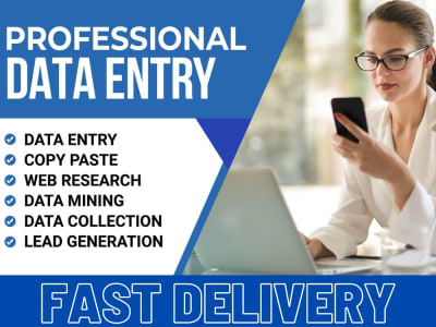 Perfect data entry service | Upwork