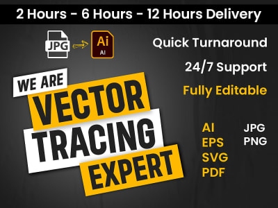High quality vector trace, redraw or recreate your logo or image | Upwork