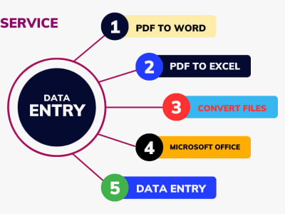 Excel data entry,PDF to excel,word,Microsoft Office,Data convert | Upwork
