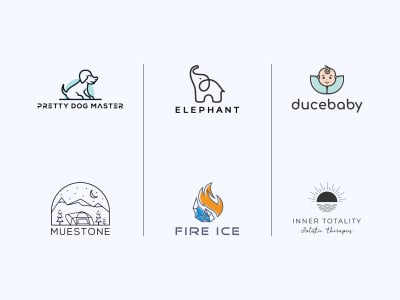 Modern minimalist luxury logo design for your business | Upwork