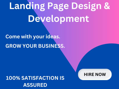 High converting landing page design | Upwork