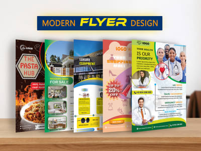 A Modern flyer, poster, brochure, or leaflet within 5 hours | Upwork