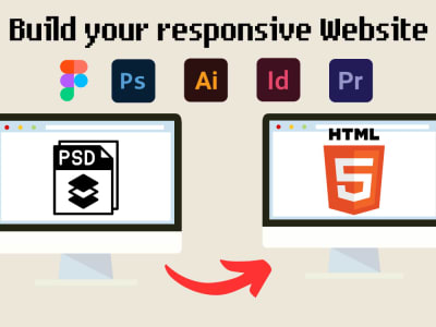I will psd to html responsive conversion html, CSS, js | Upwork