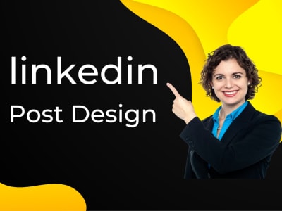 LinkedIn post design by using Canva | Upwork