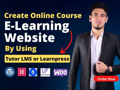 WordPress E-learning course website by Tutor LMS | Learn press | Learn dash | Upwork