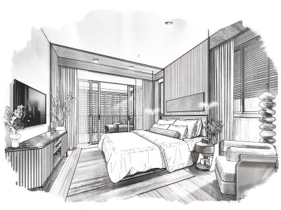 An Interior Hand Rendering | Upwork