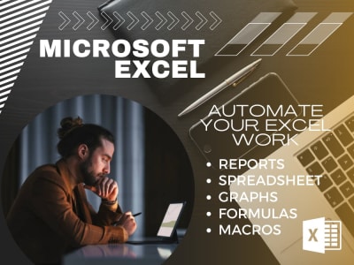 Interactive excel reports, spreadsheet data, formulas, charts and macros | Upwork