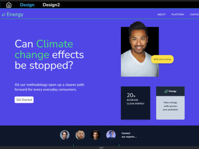 A custom website made with NextJS n TailwindCSS. | Upwork