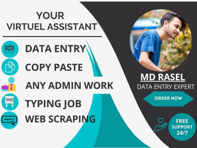 A fantastic Virtual Assistant and data entry expert | Upwork