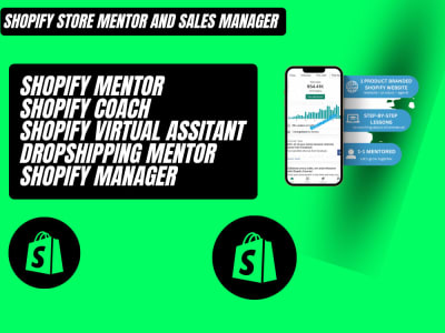 Shopify mentor, Shopify manager, virtual assistant Shopify redesigning ...