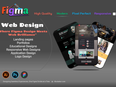 Quality website design in figma | Upwork