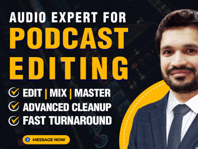 The best result for podcast audio editing | Upwork