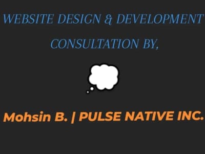 Book a Development & IT Consultation with Mohsin B. | Upwork