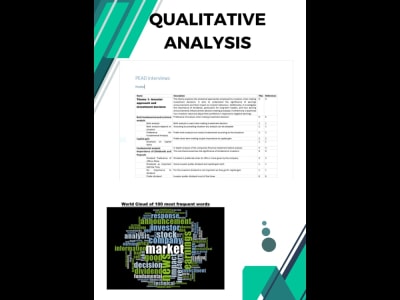 A Qualitative data analysis/ Thematic Analysis | Upwork